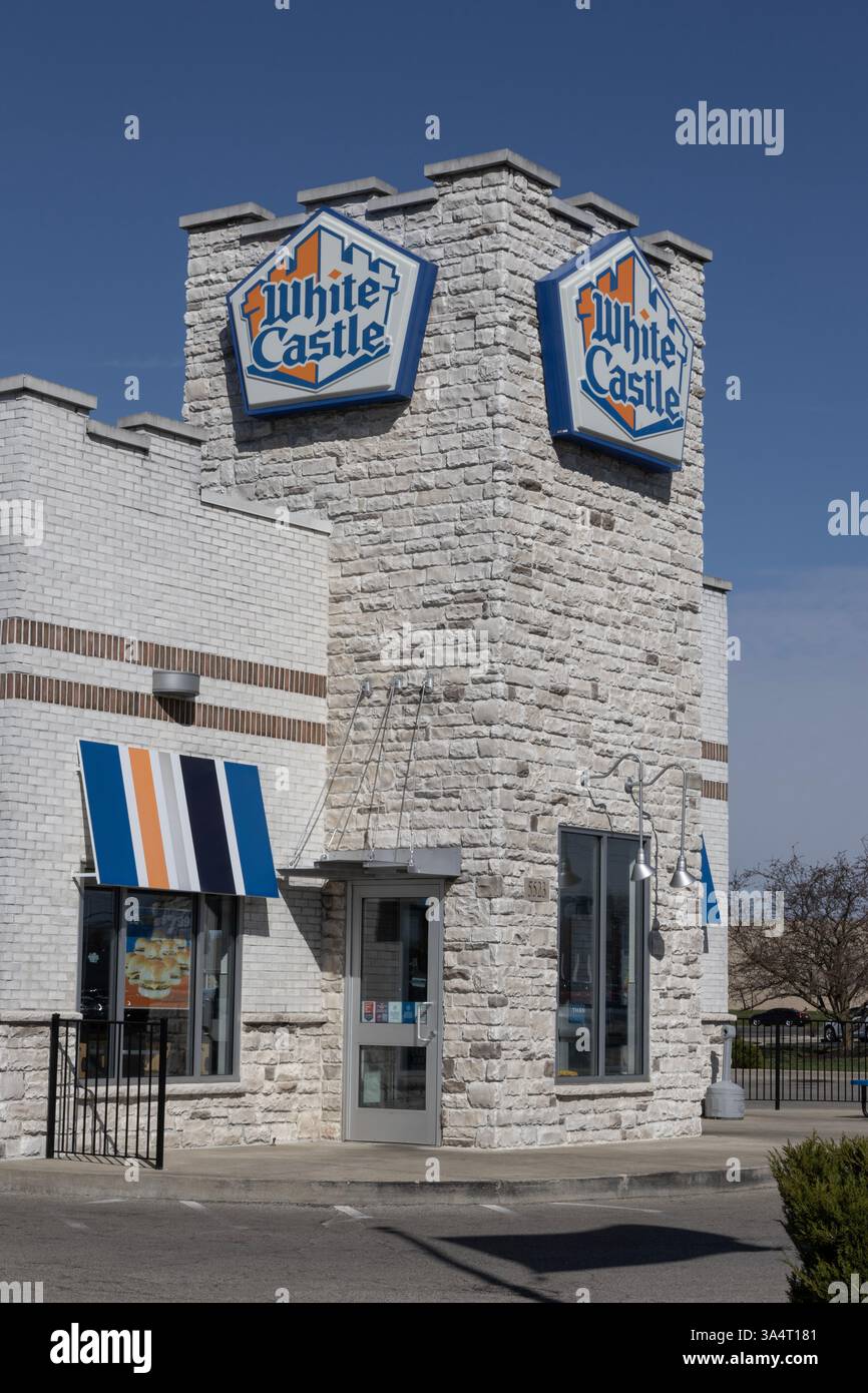 Anderson - March 18, 2025: White Castle Hamburger fast food restaurant ...