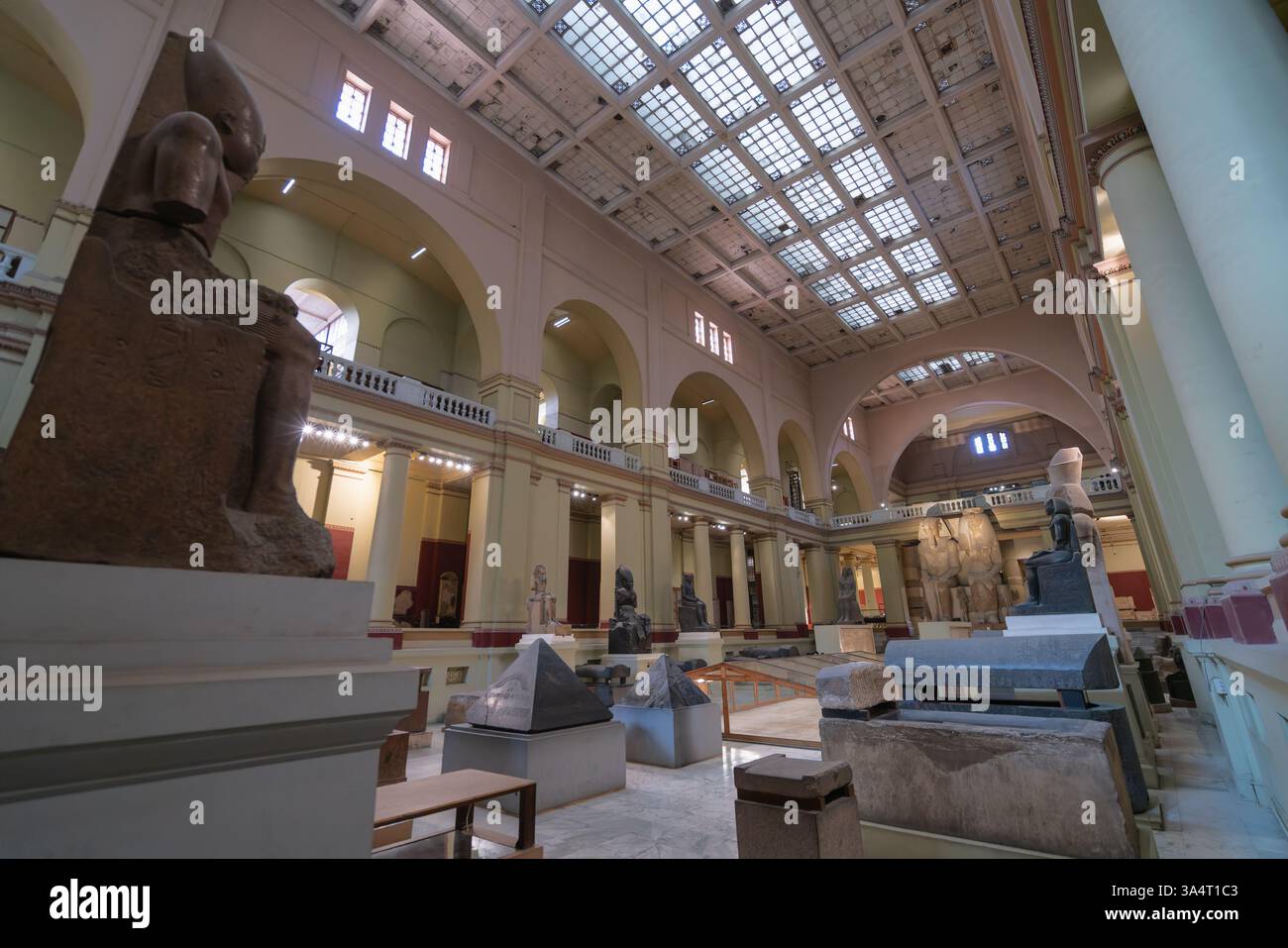 Cairo, Egypt - January 13, 2025: A wide-angle view of the Egyptian ...