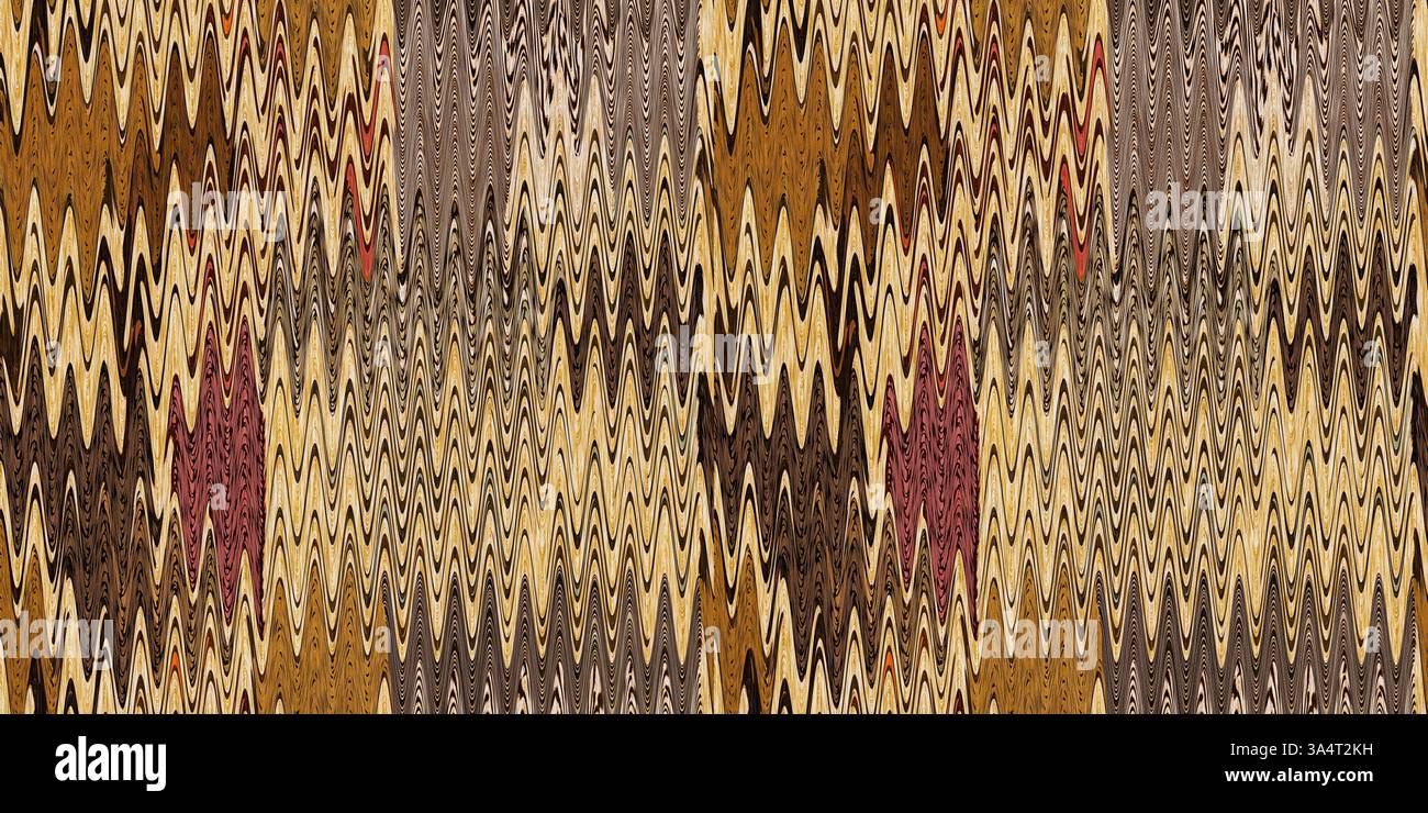 Fall colour wavy marble effect seamless border pattern background. Drip ...
