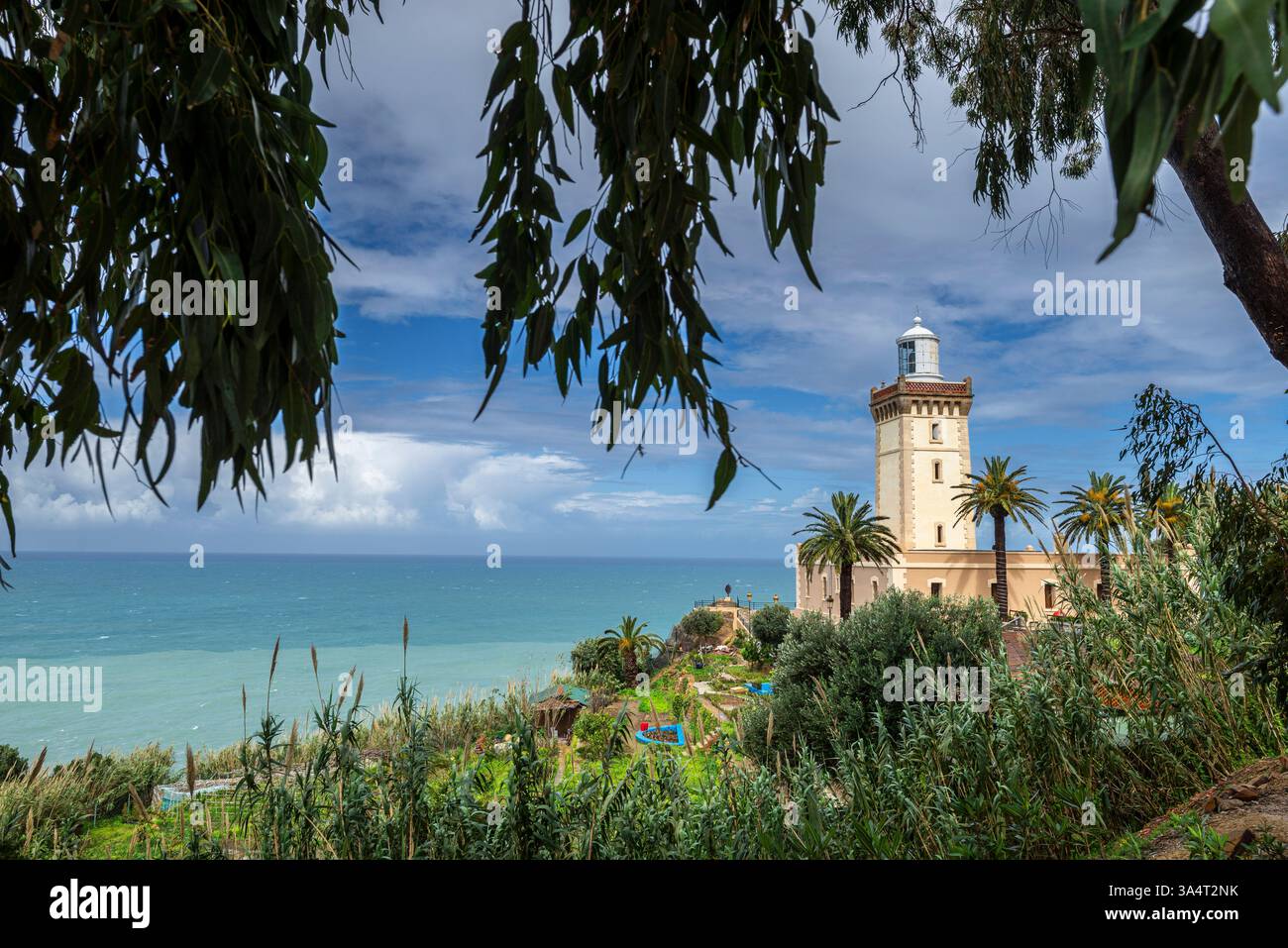 Cape Spartel Lighthouse, southern entrance to the Strait of Gibraltar ...