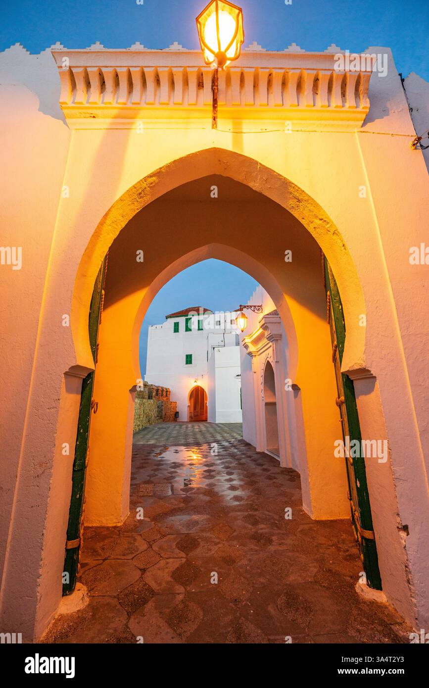 Raisuni Palace (Raisuli), Ibn Khaldoune, Asilah, Morocco, North Africa ...