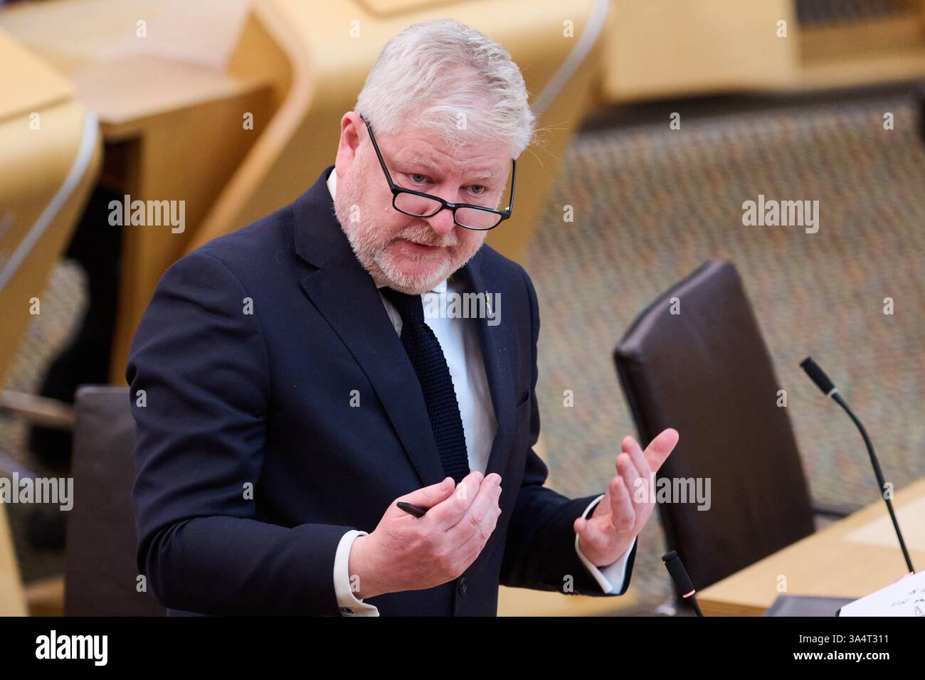 Edinburgh Scotland, UK 19 March 2025. Cabinet Secretary for ...