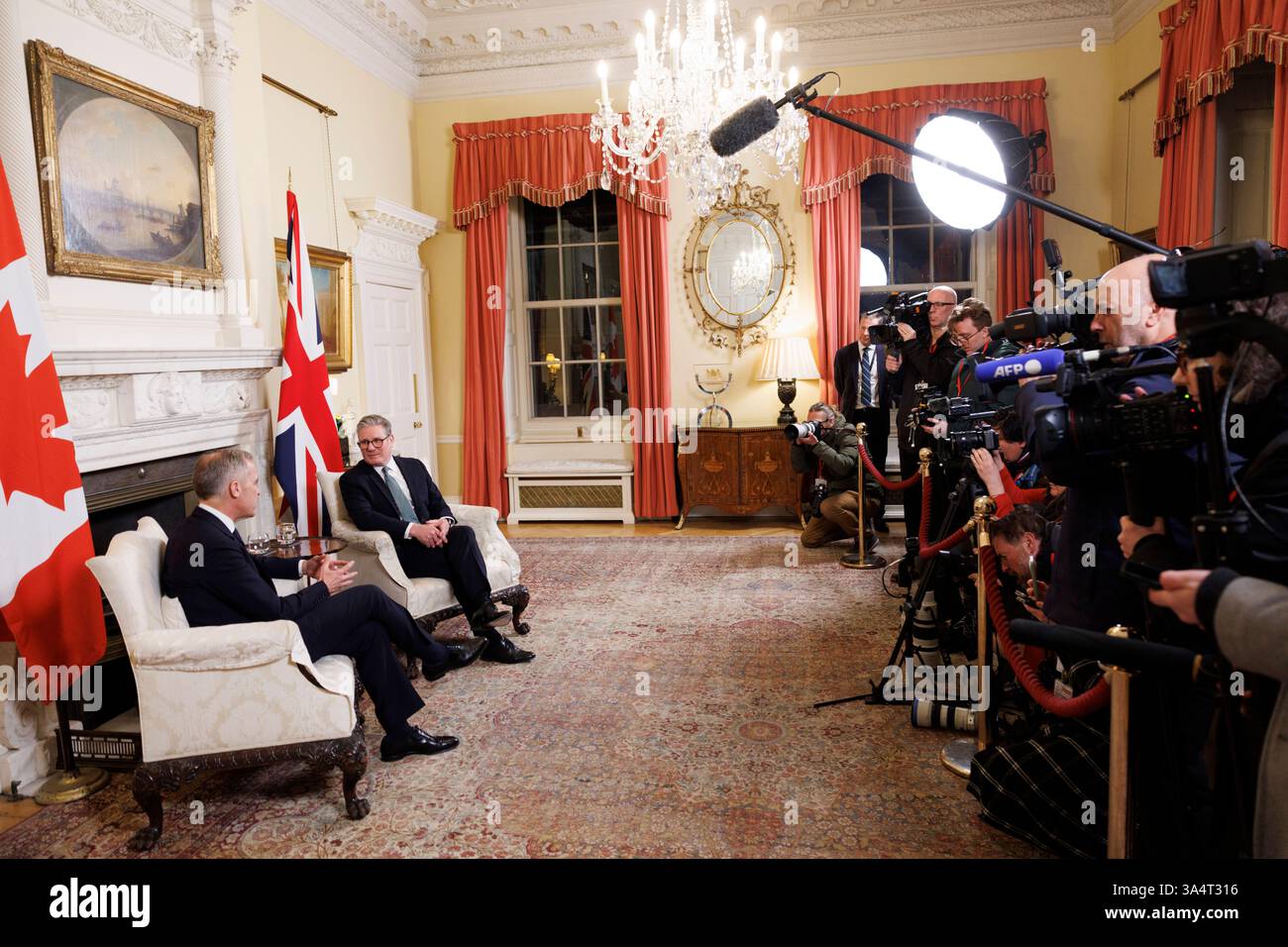 LONDON, UK - 17 March 2025 - UK Prime Minister Keir Starmer meets with ...