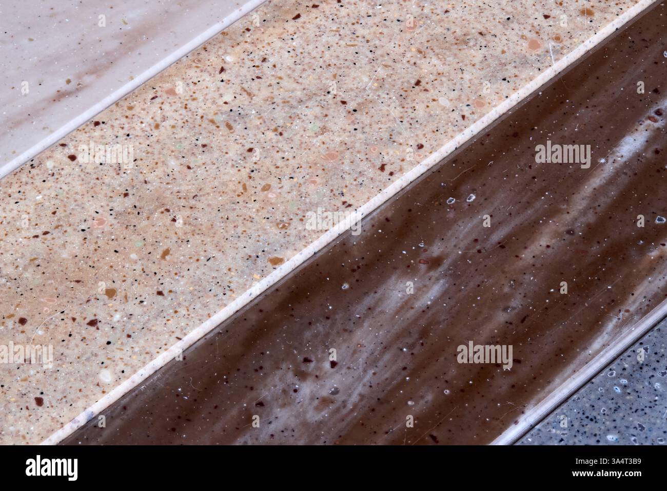 Porcelain stoneware artificial stone square samples as kitchen ...