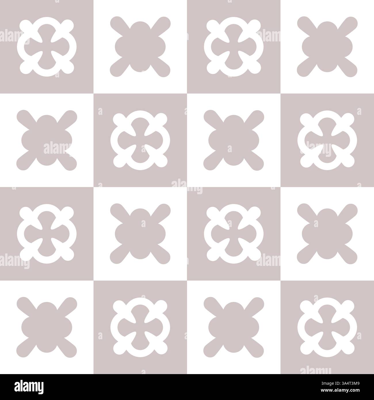 Minimal Dot Floral Tile Pattern Vector Stock Vector Image & Art - Alamy