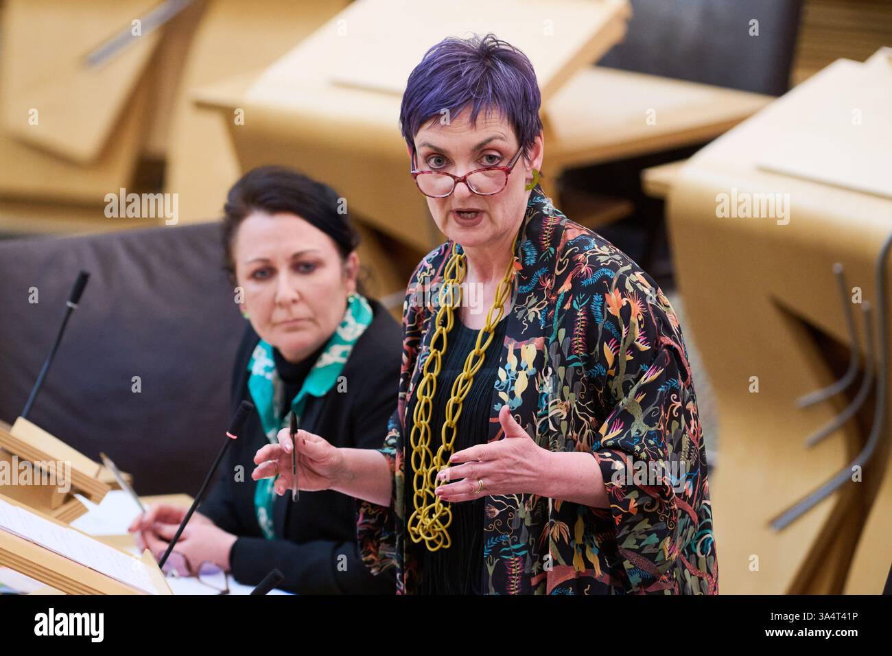 Edinburgh Scotland, UK 19 March 2025. Cabinet Secretary for Justice and ...