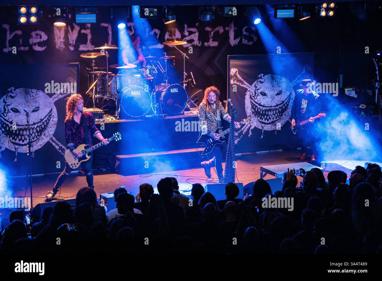 Nottingham, UK, 15 March 2025. Ginger Wildheart, Ben Marsden, Pontus ...