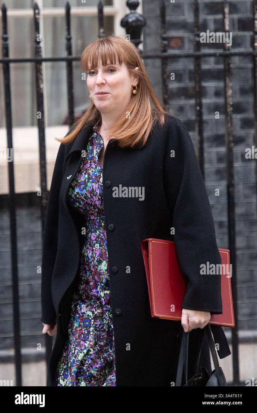 London, UK. 17 Mar 2025. Pictured: Angela Rayner - Deputy Prime ...