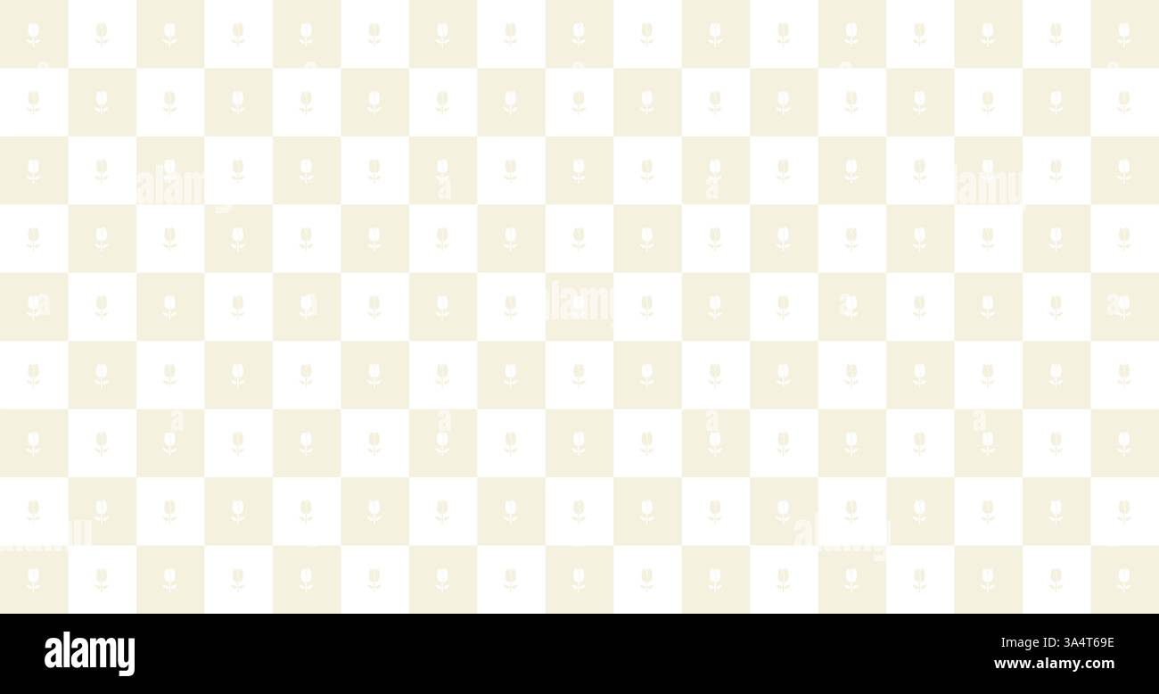 Vintage Beige Checkerboard Pattern Wallpaper – Classic Chessboard ...
