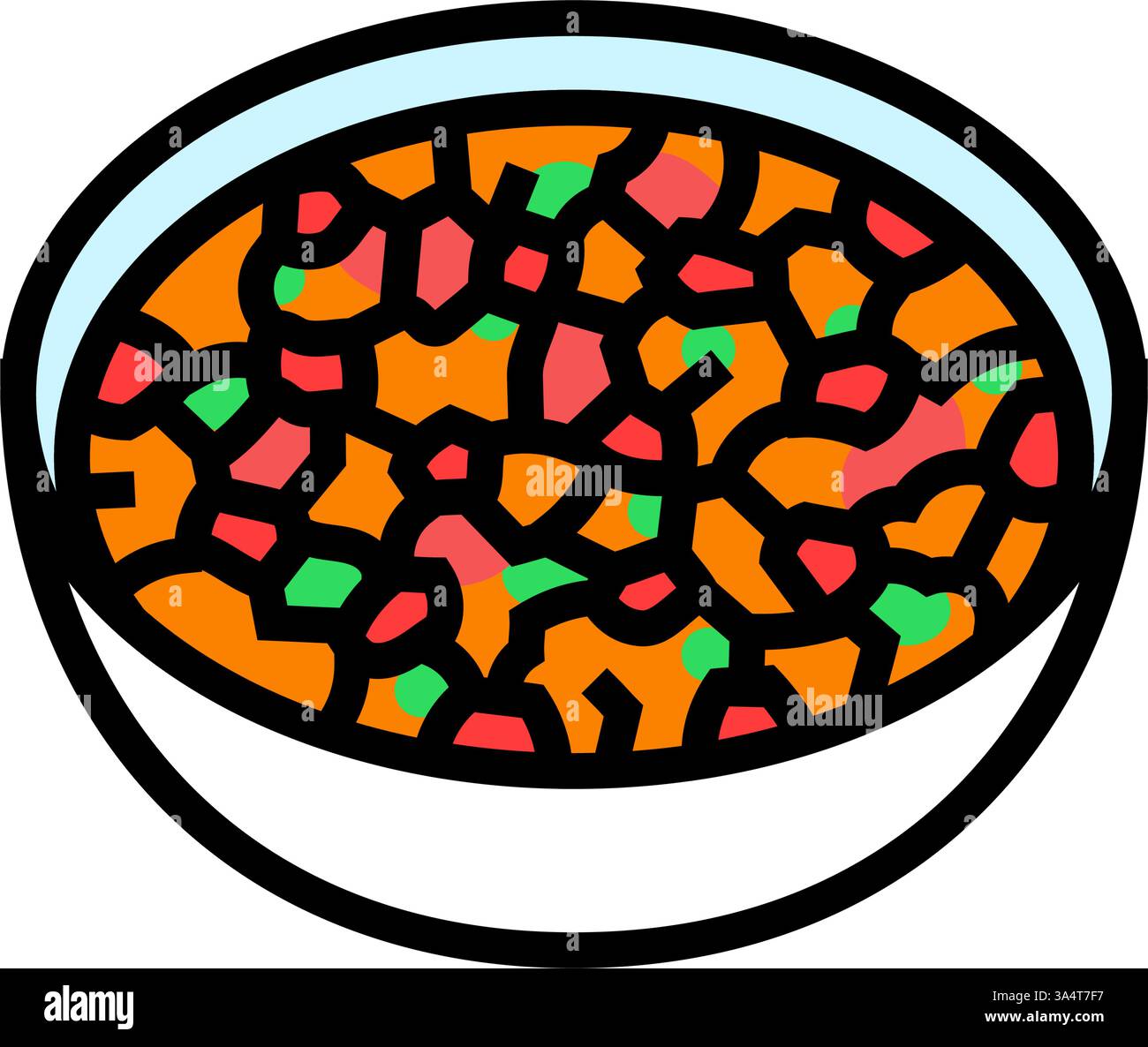 salsa condiment color icon vector illustration Stock Vector Image & Art ...