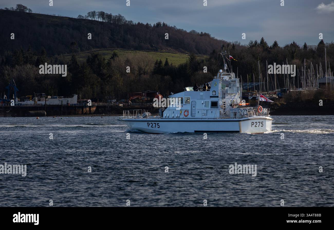 HMS Raider a P2000 patrol boat Stock Photo - Alamy