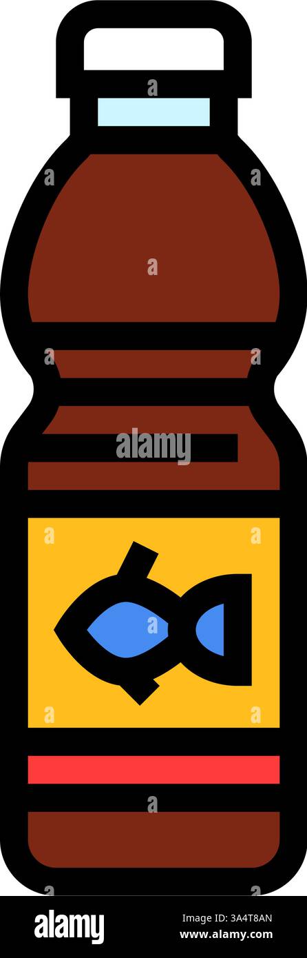 fish sauce condiment color icon vector illustration Stock Vector Image ...