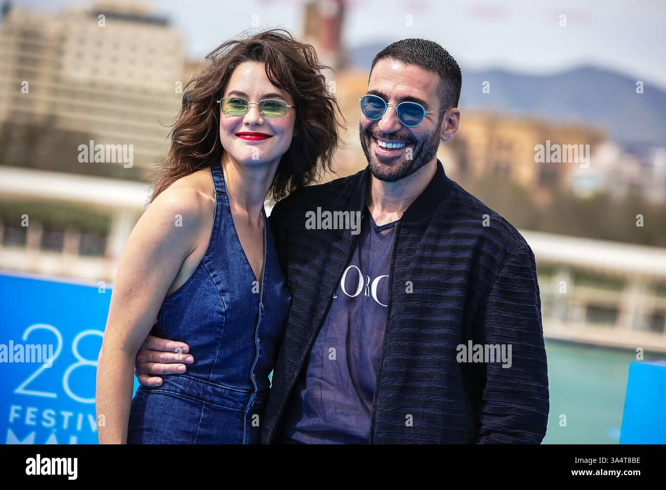 Katia Fellin and Miguel Ángel Silvestre attend the photocall of the ...