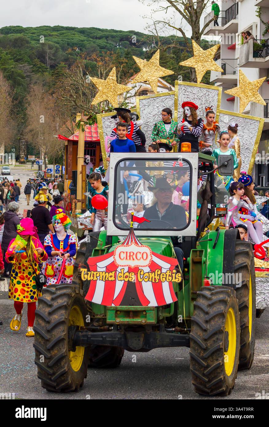 Circus float at Tomar Carnival 2025 Stock Photo - Alamy