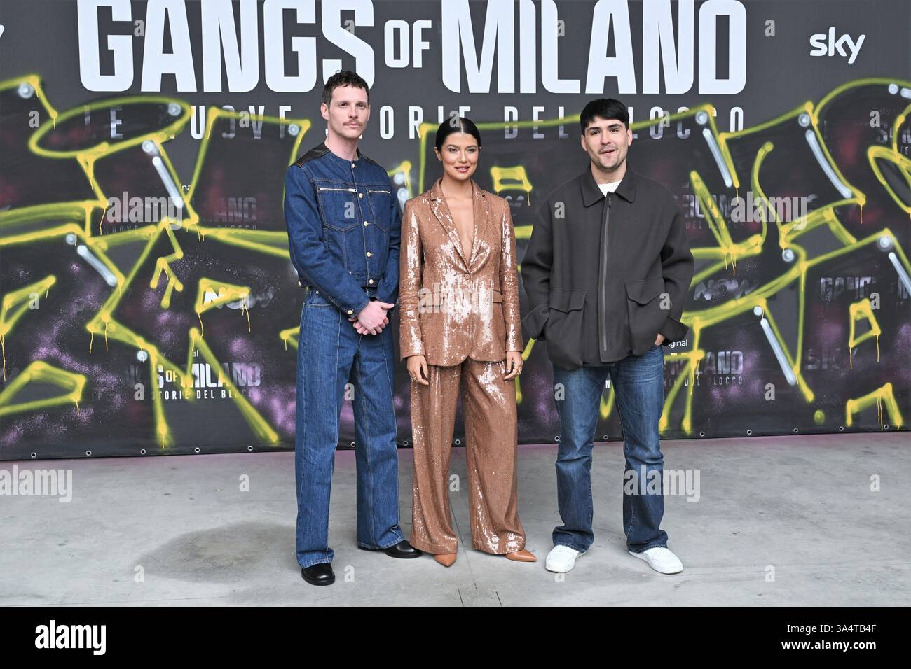 Milan, . 17th Mar, 2024. Milan, Italy GANGS of MILANO The new stories ...