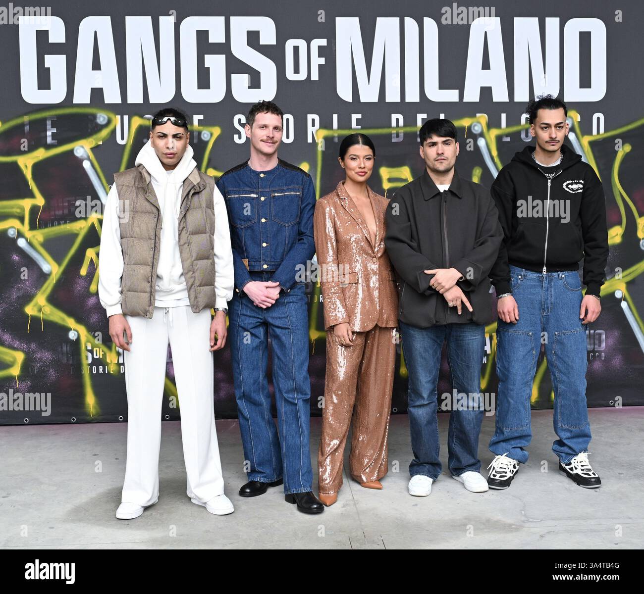 Milan,Italy GANGS of MILANO The new stories of the block photocall cast ...