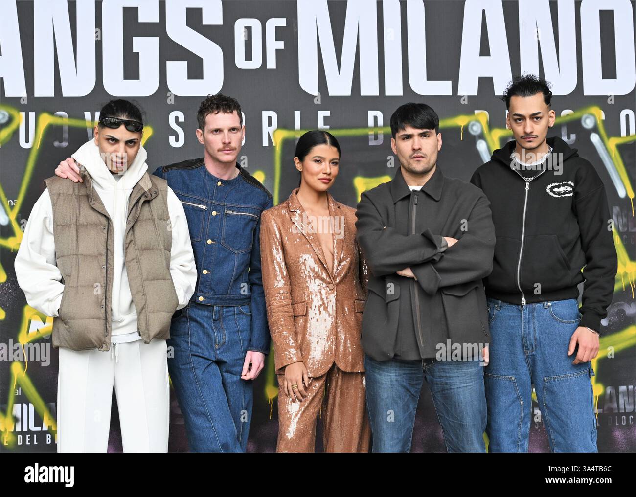 Milan,Italy GANGS of MILANO The new stories of the block photocall cast ...