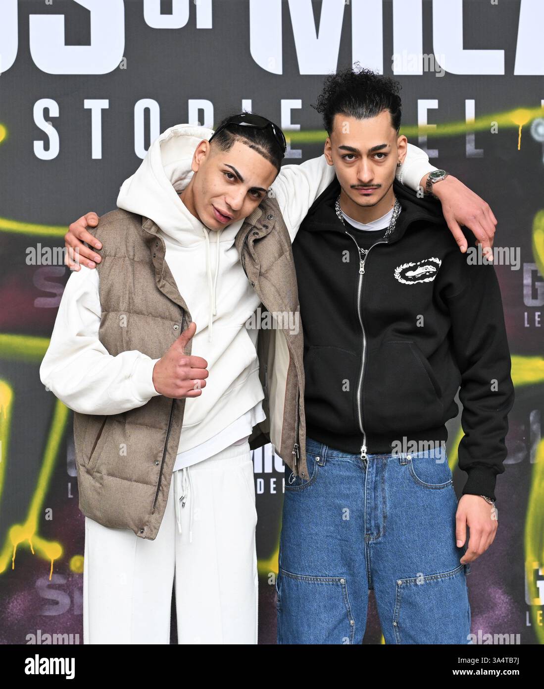 Milan,Italy GANGS of MILANO The new stories of the block photocall cast ...