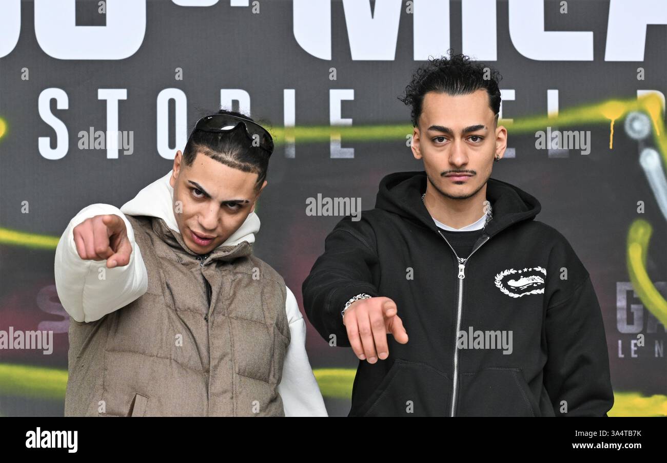 Milan, . 17th Mar, 2024. Milan, Italy GANGS of MILANO The new stories ...
