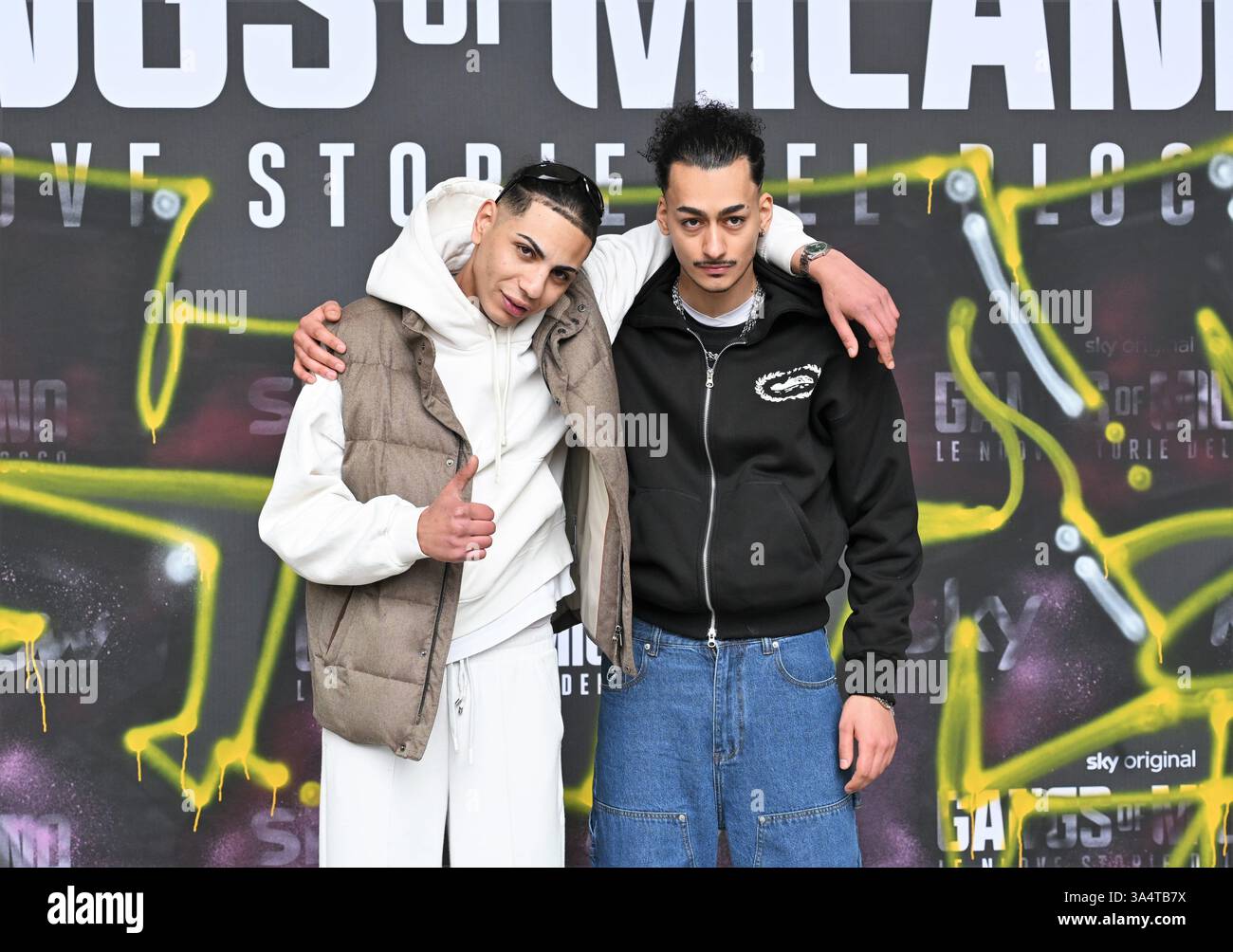 Milan, . 17th Mar, 2024. Milan, Italy GANGS of MILANO The new stories ...