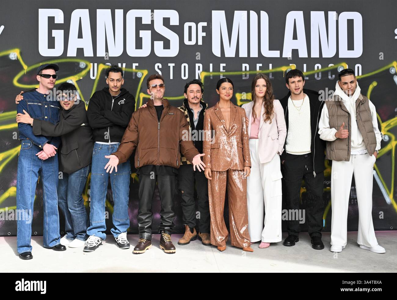 Milan, . 17th Mar, 2024. Milan, Italy GANGS of MILANO The new stories ...