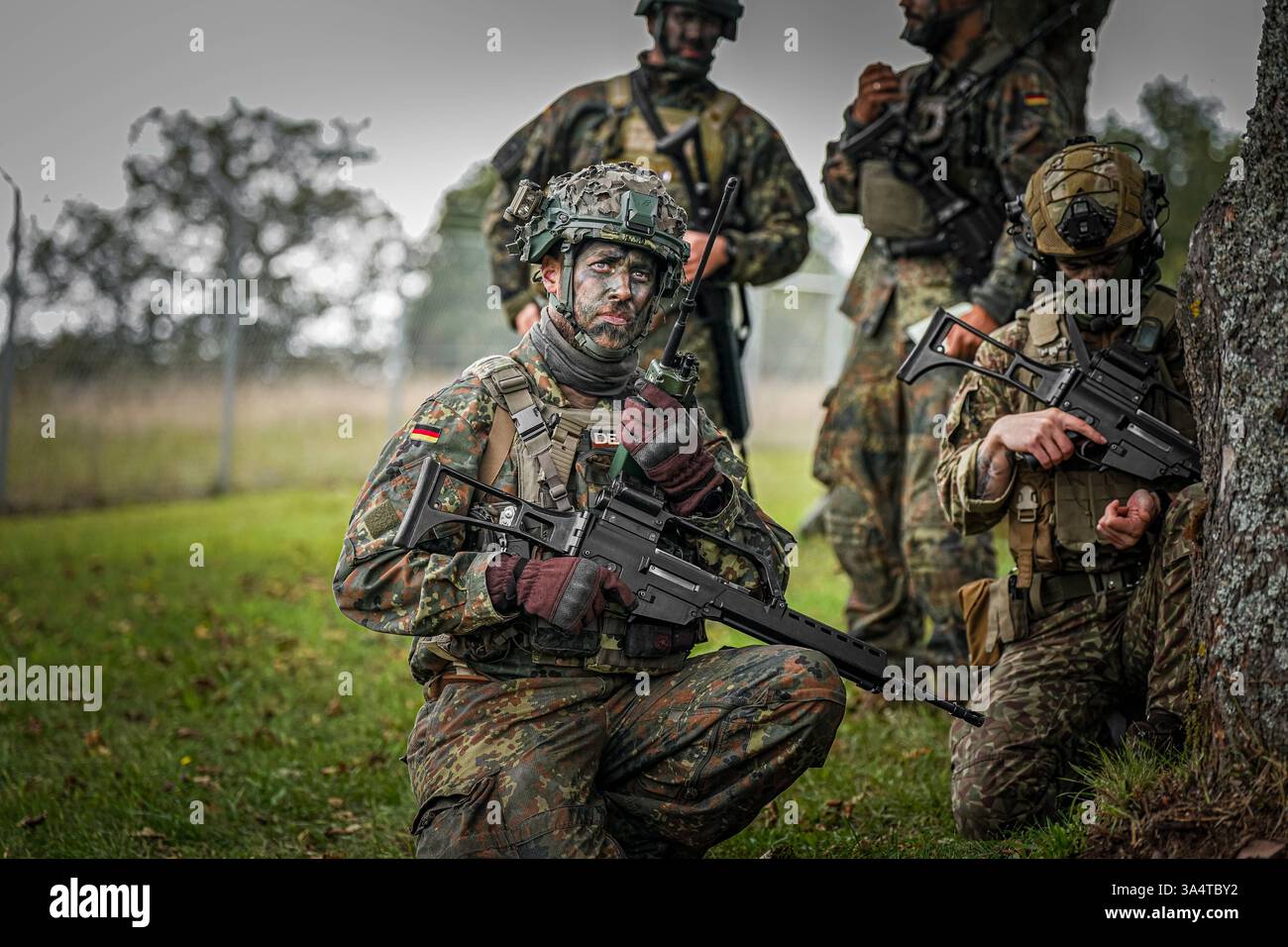 Deutschland, Europa, Bundeswehr, Soldaten, Gefechtsübung, Verteidigung ...
