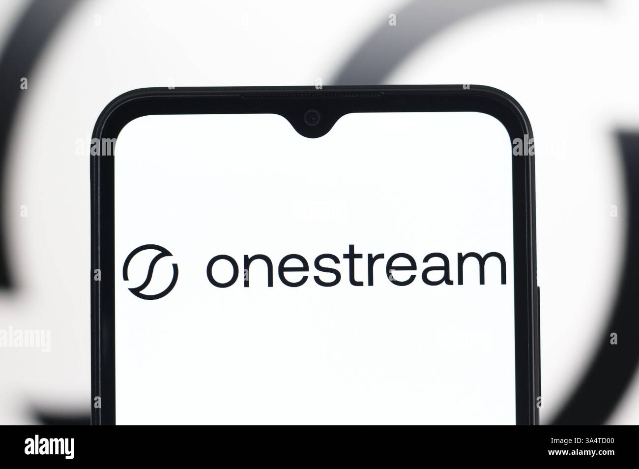 Canada. 19th Mar, 2025. In this photo illustration, the OneStream ...