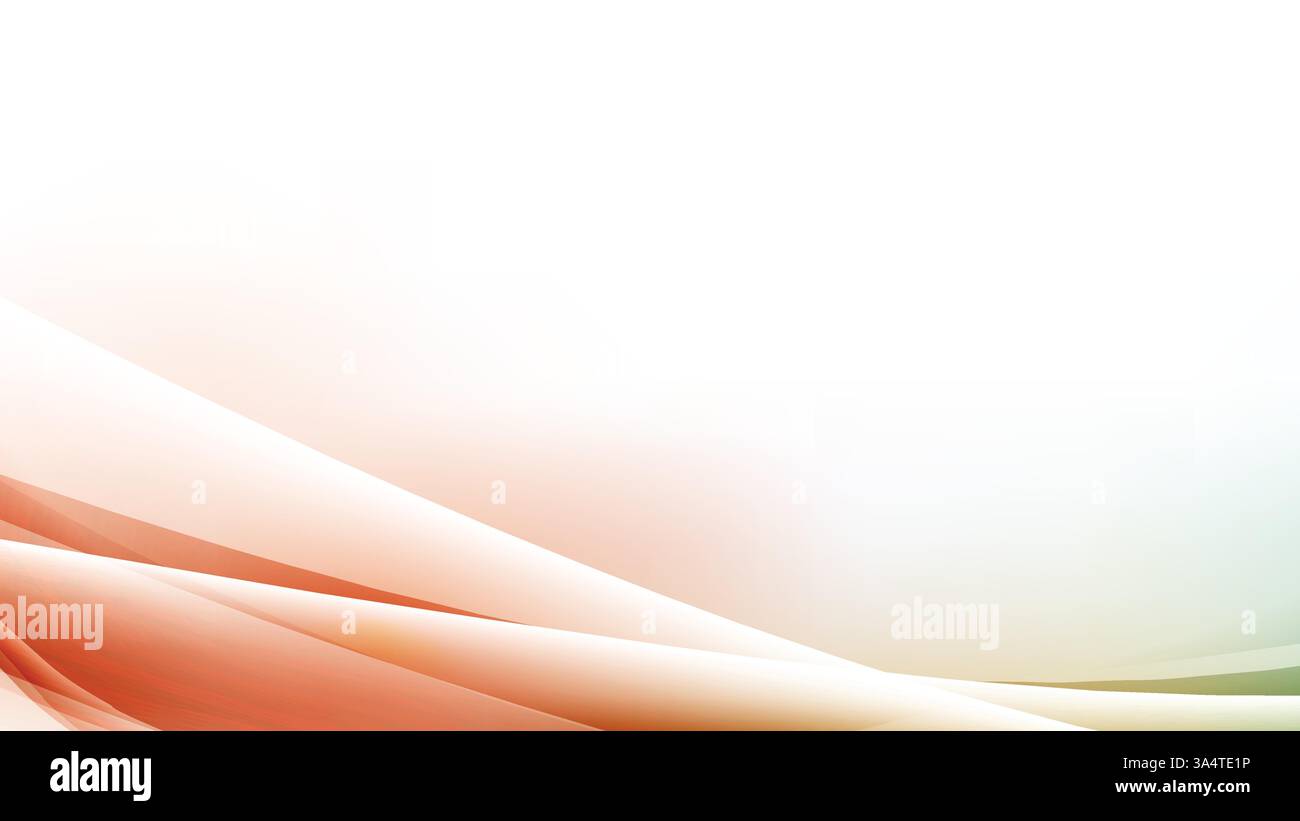 Vibrant abstract vector background with smooth waves, futuristic curves, and a blend of orange ...