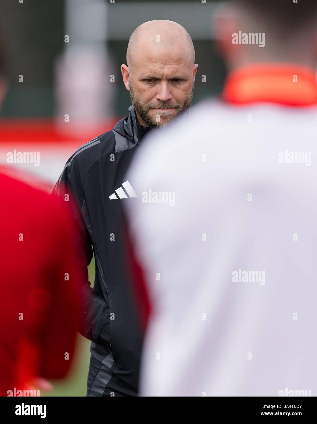 PONTYCLUN, WALES - 19 MARCH 2025: Wales’ Assistant Coach James Rowberry ...