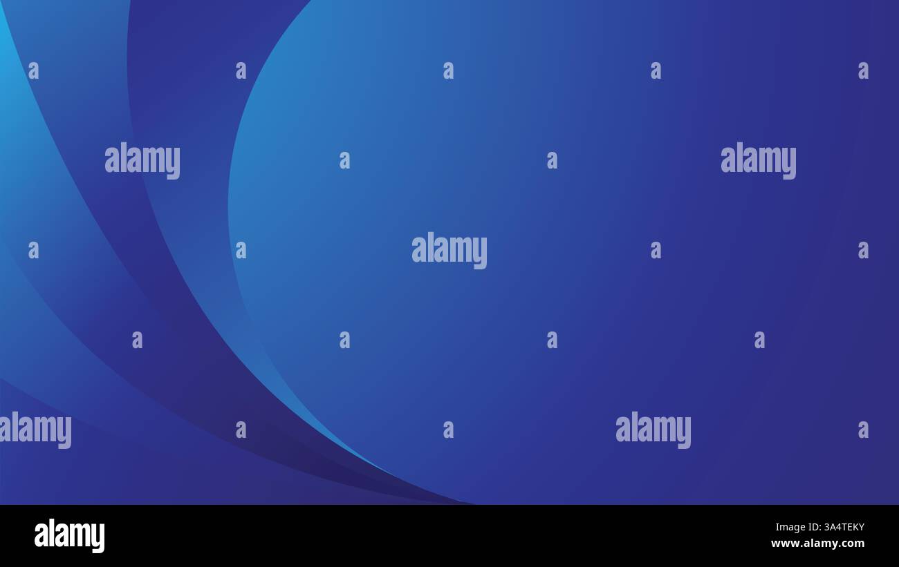 Sleek blue wave vector background with smooth curves and gradients. Perfect for wallpapers ...