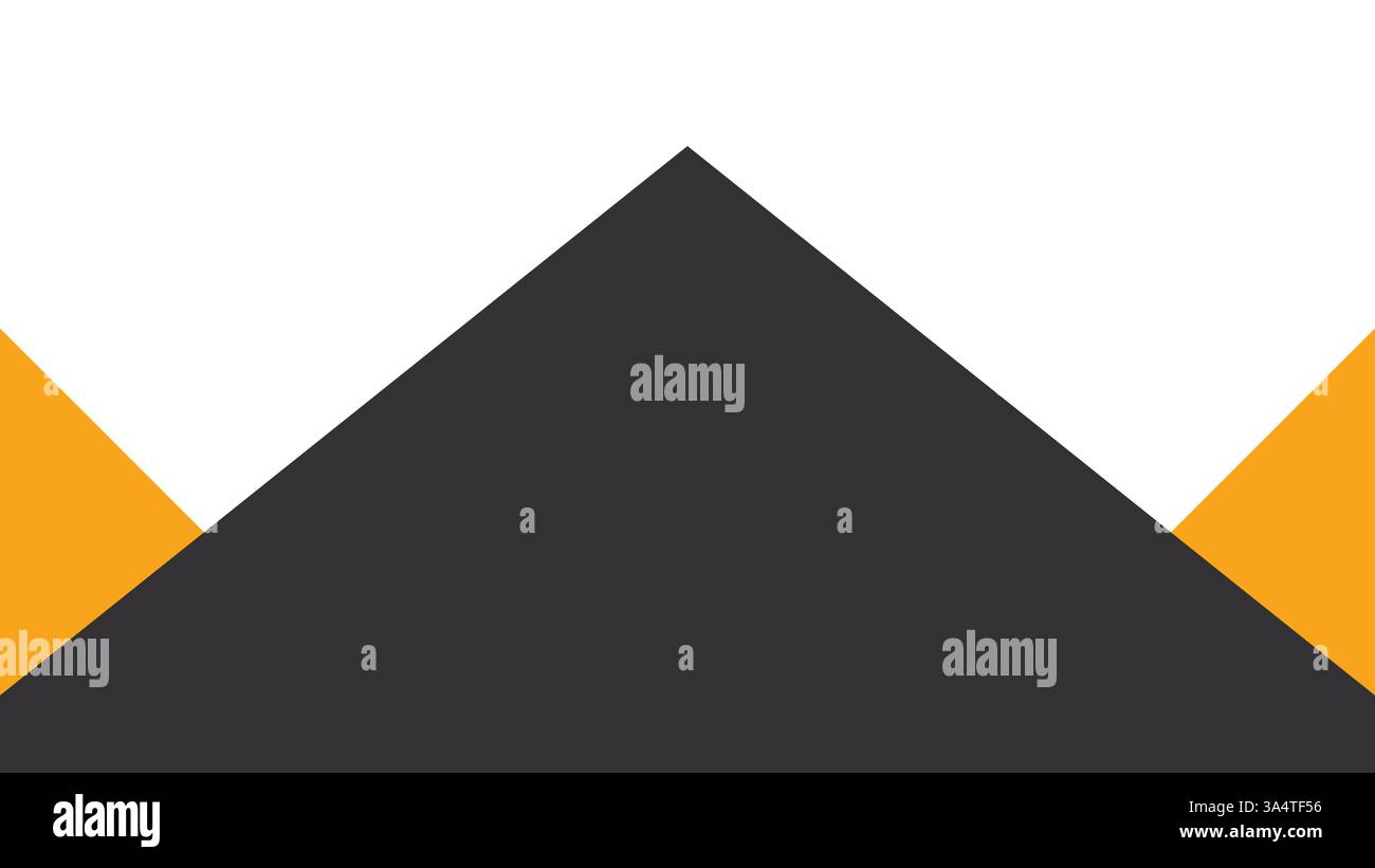 Modern 3D pyramid vector background with black and gold tones. Perfect ...