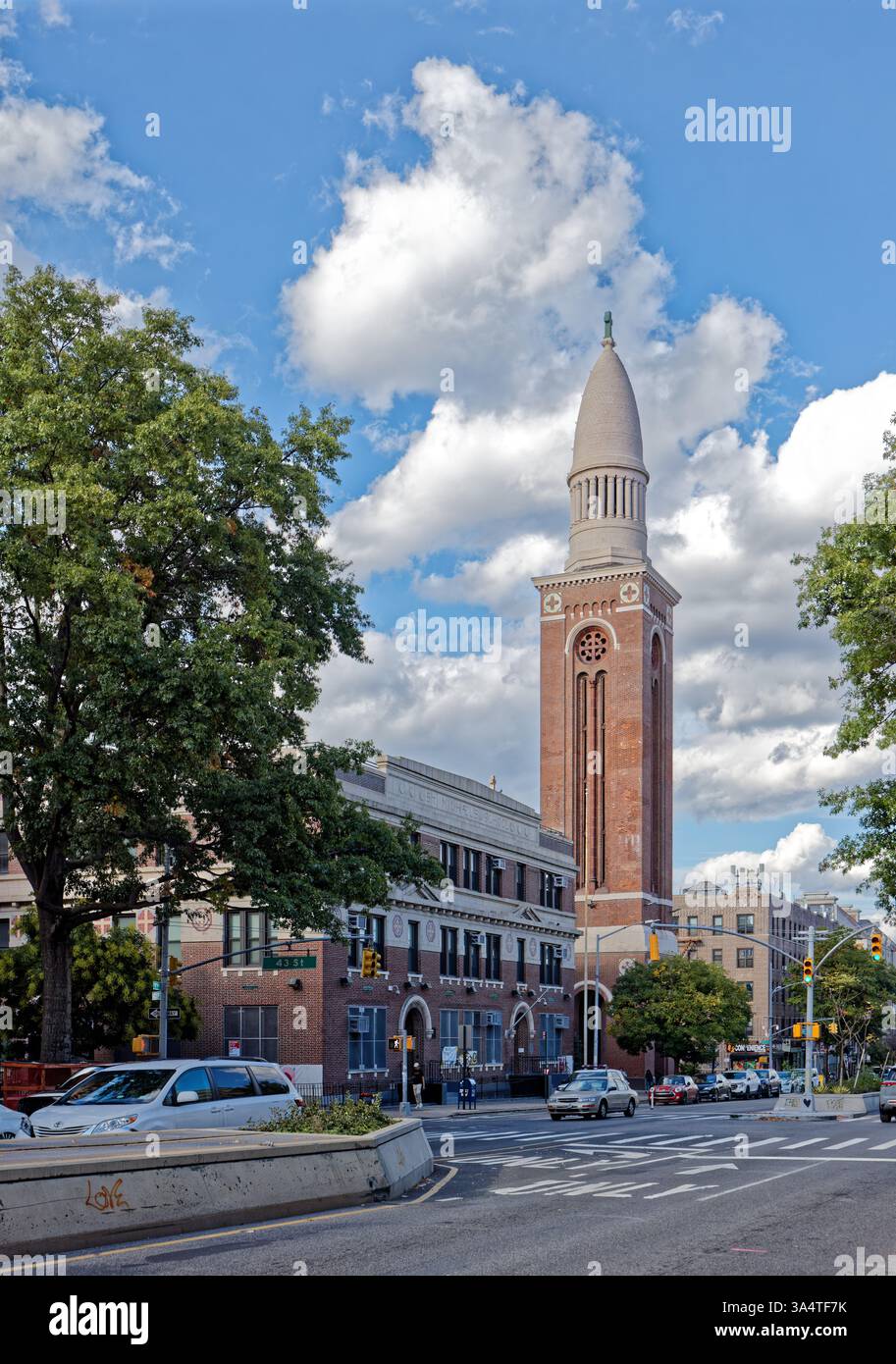 Sunset Park’s St. Michael’s Catholic Church has a distinctive beehive ...