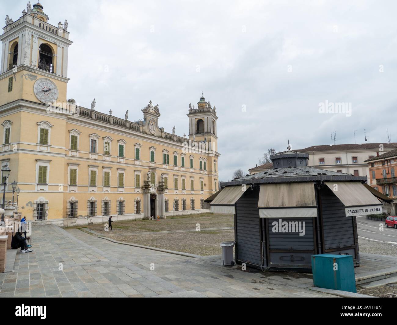 Colorno, Italy March 1st 2025 Wide view of the Reggia di Colorno, a ...
