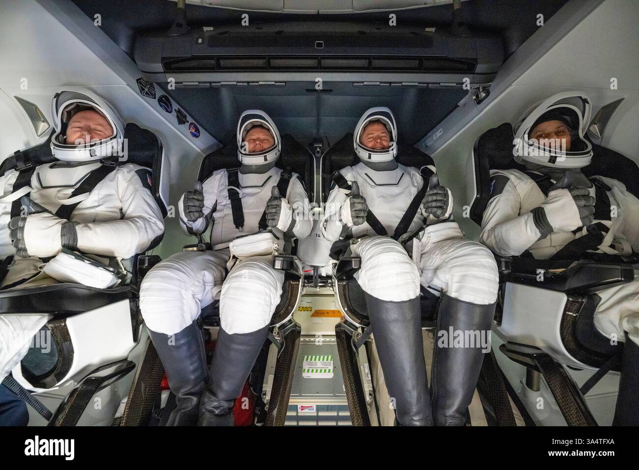 OFF TALLAHASSEE, FLORIDA, USA - 18 March 2025 - A SpaceX Dragon ...