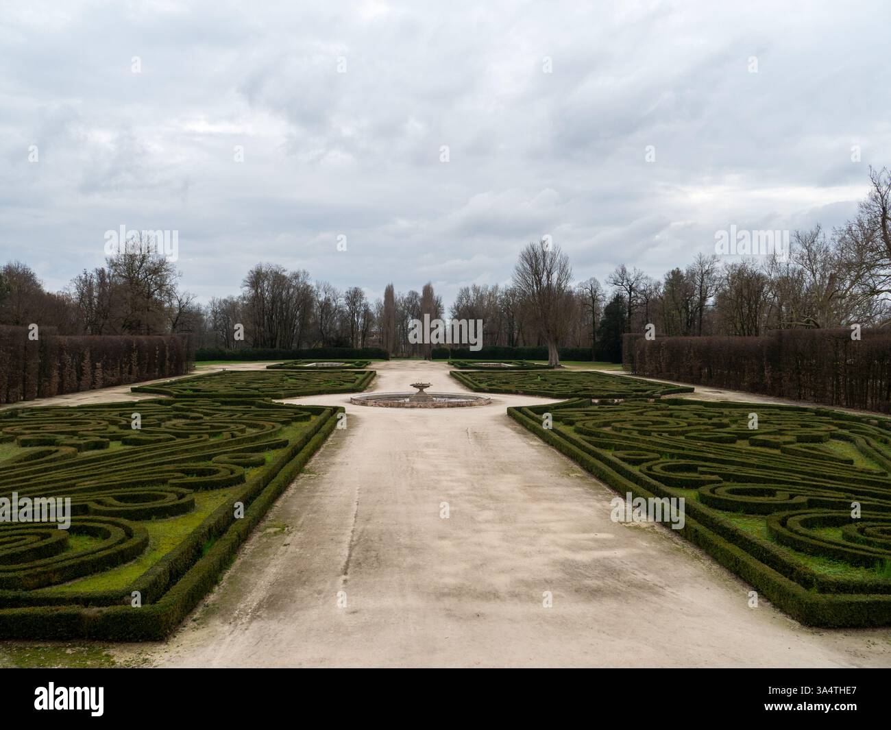 Colorno, Italy March 1st 2025 Wide view of the monumental complex of ...