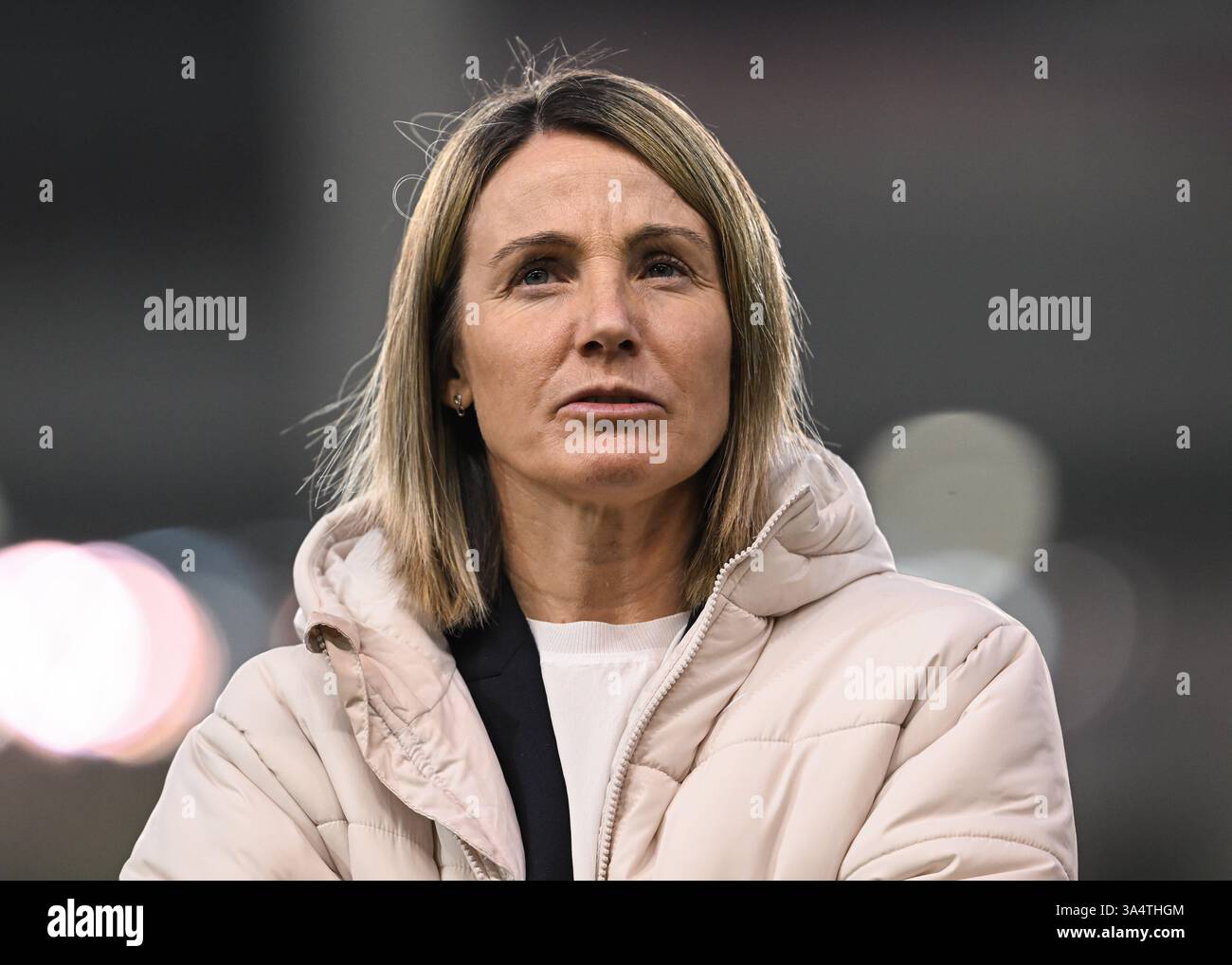 Manchester, UK. 19th Mar, 2025. Sonia Bompastor manager of Chelsea ...