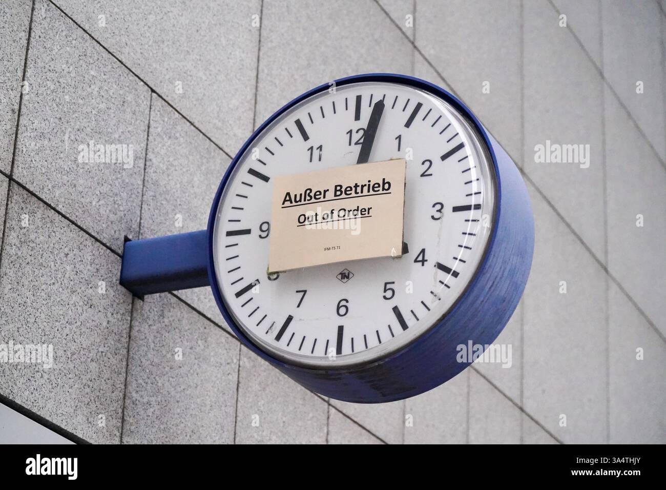 Deutschland, Europa, Bahnhofsuhr, Technik, Ausfall, Störung, Deutsche ...