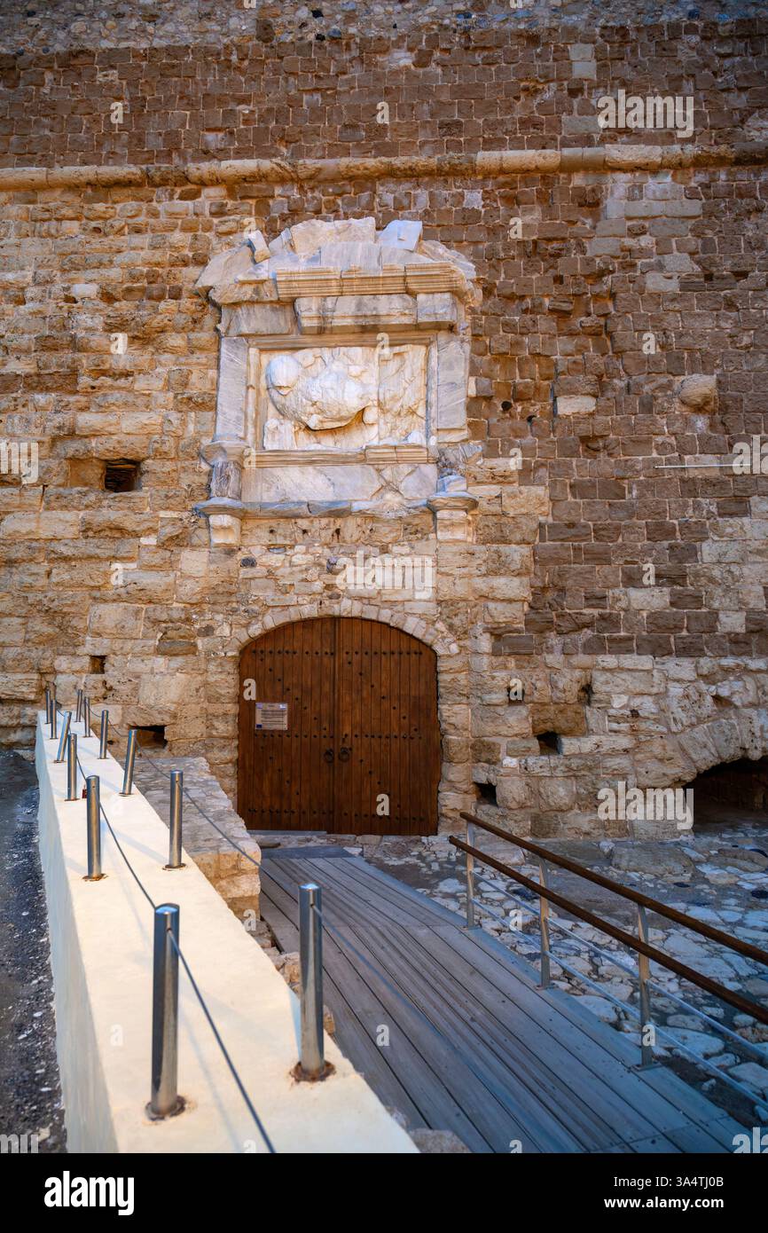 Venetian Koules Fortress in Heraklion, Crete, Greece. Historic stone ...