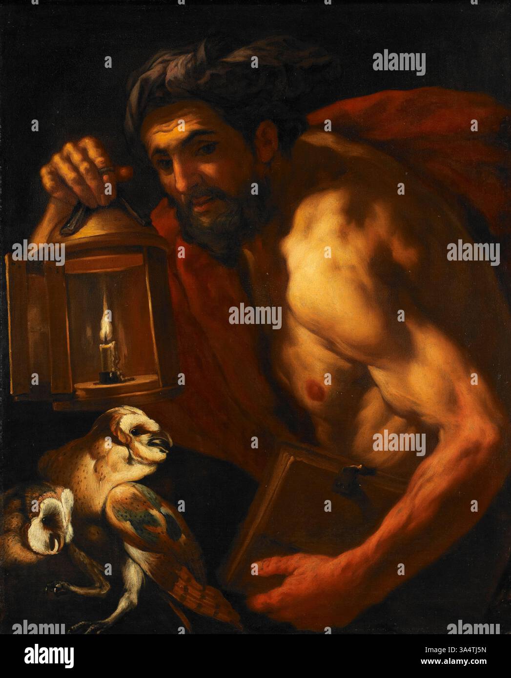 Diogenes. Johann Carl Lothe. 17th century Stock Photo - Alamy