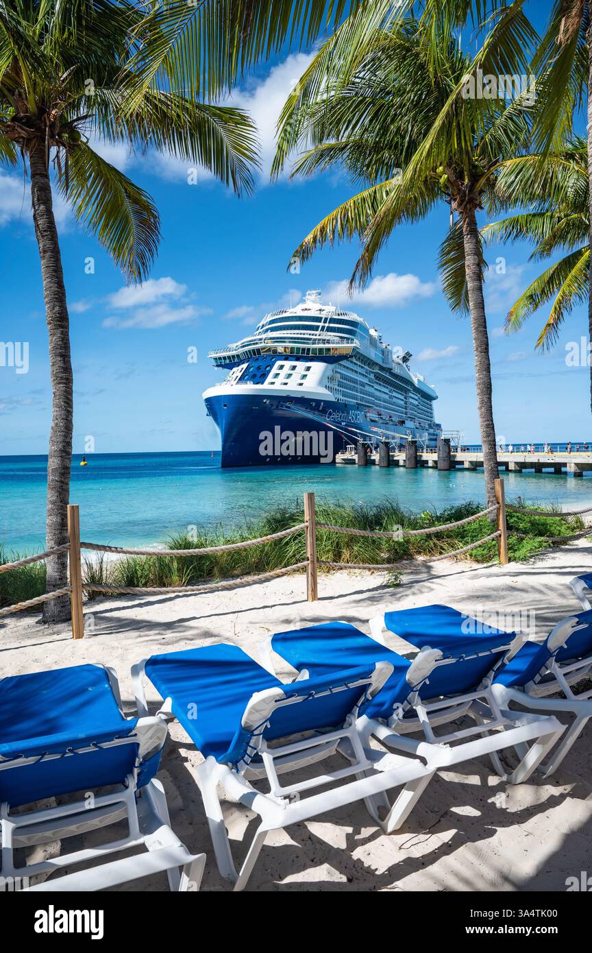 Grand Turk, Turks and Caicos - Nov 20, 2024: Cruise Ship Celebrity ...