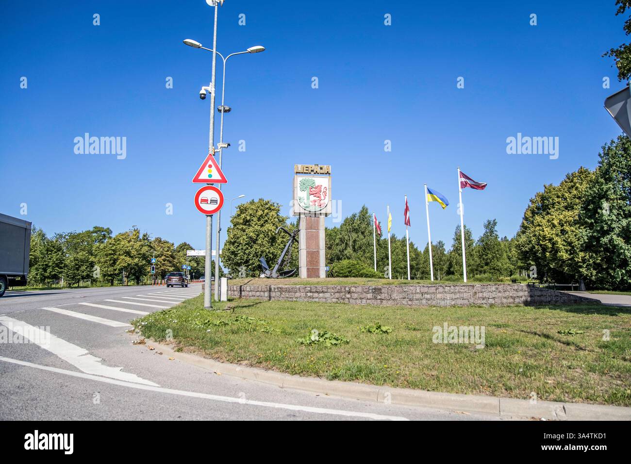 Liepaja lativa flag hi-res stock photography and images - Alamy