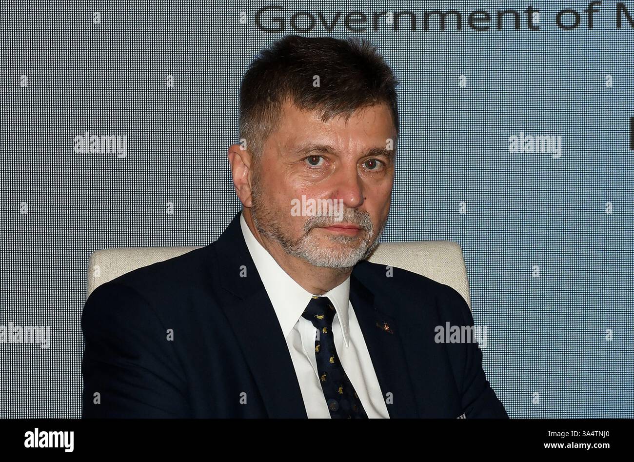 Mumbai, India. 19th Mar, 2025. Dr. Oleksandr Polishchuk, Ambassador, Embassy of Ukraine in India ...