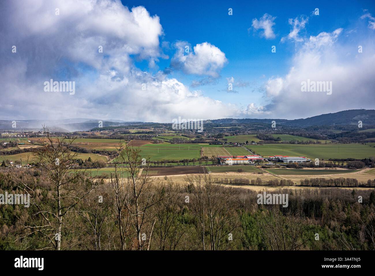 Turnov, Czech Republic. 17th Mar, 2025. A view of the site in Bohemian ...