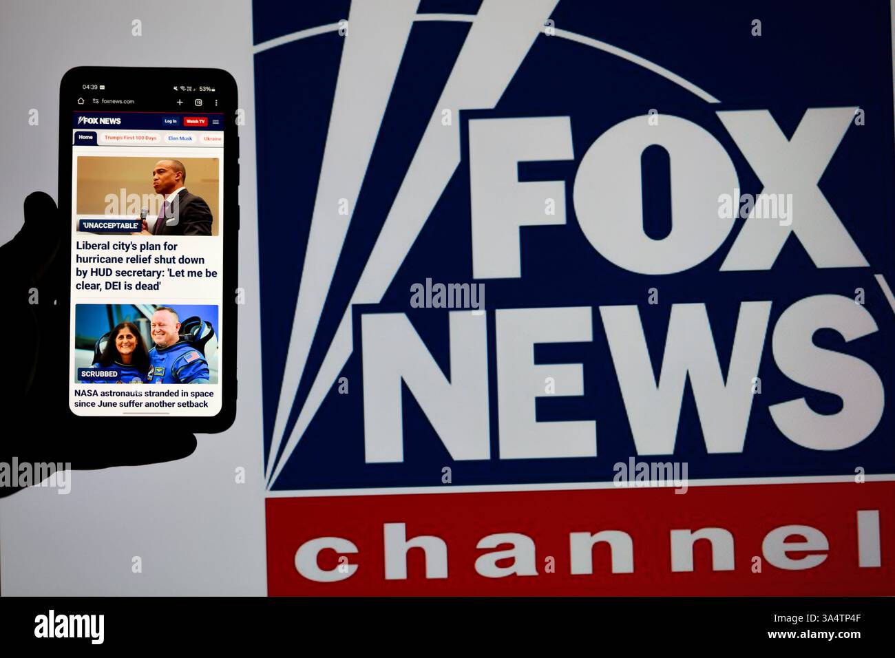 March 13, 2025: Gaziantep, Turkiye. 13 March 2025. The Fox News website ...