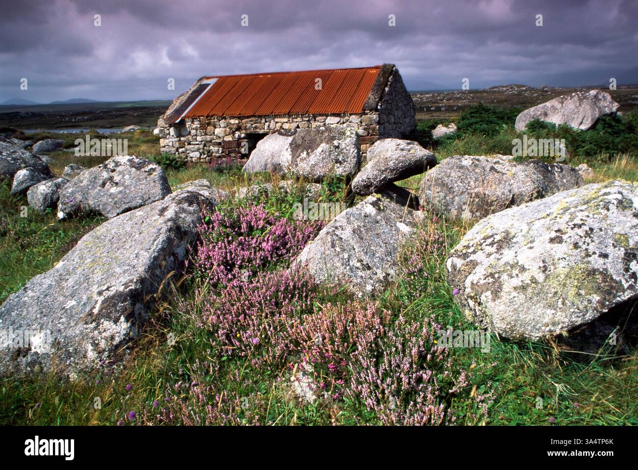 Old farmhouse, Connemara,County Galway,Ireland Stock Photo - Alamy