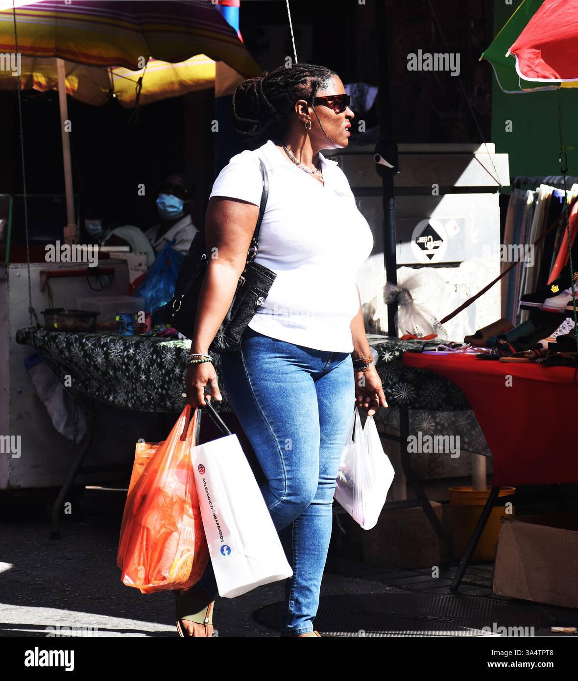 Barbados street photograph hi-res stock photography and images - Alamy