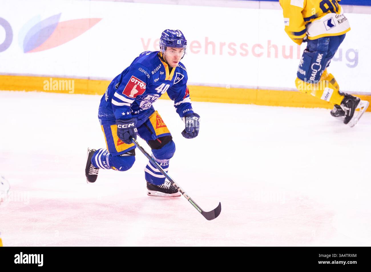 18.3.2025, Zug, BOSSARD Arena, EV Zug - HC Davos, #40 Andreas Wingerli ...