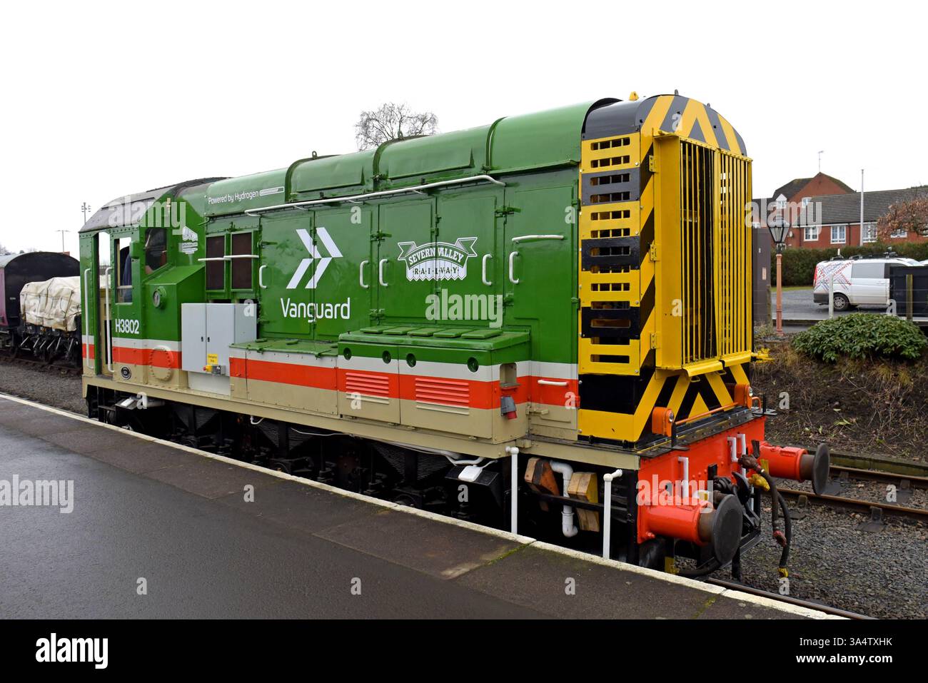 Harrier Hydroshunter hydrogen shunting locomotive converted from a ...