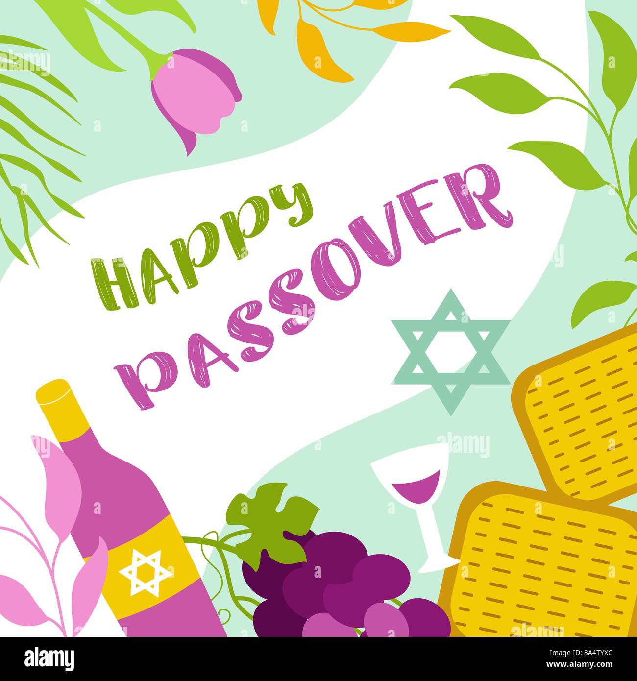 Happy Passover background for invitation, flyer, greeting card,poster ...