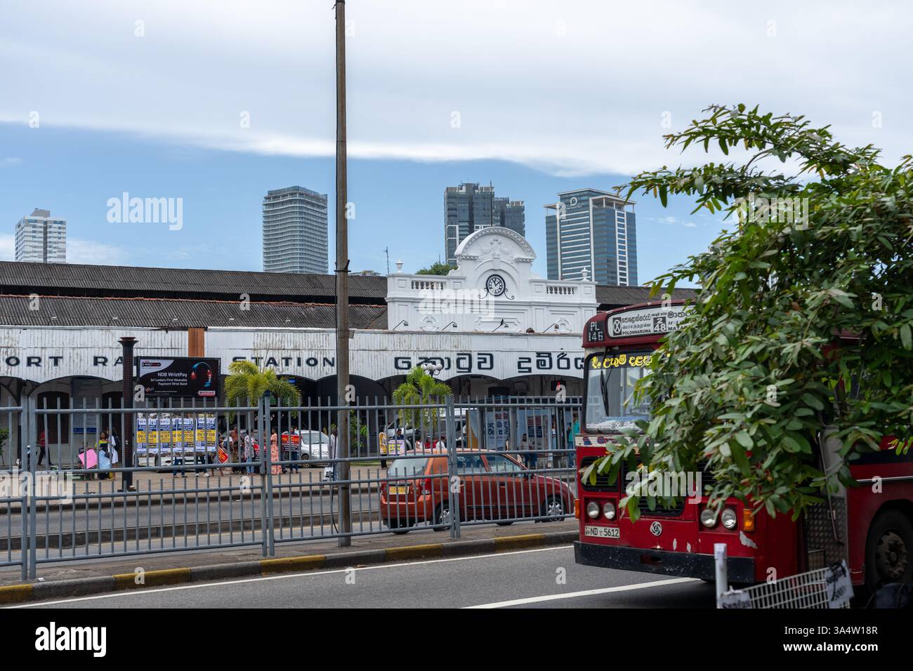 Colombo Sri Lanka - September 2 2024; Colombo Fort Railway Station ...